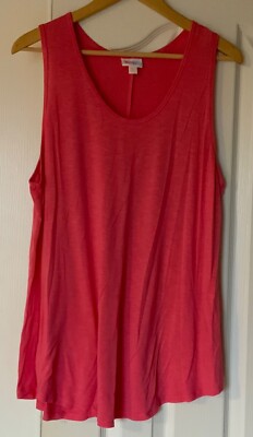 Lularoe 3XL Tank Top Solid Coral Very Comfortable EUC 3 Extra Large | eBay