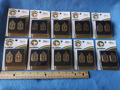 10 PAIRS OF U.S. Army 1st SERGEANT RANK PINS - NEW G-23 | eBay