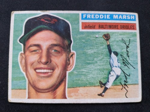 1956 Topps Baseball Card # 23 Fred Marsh - Baltimore Orioles (VG) | eBay