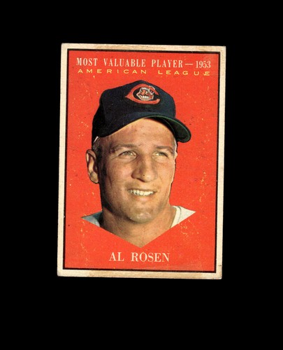 1961 Topps 474 Al Rosen MVP POOR #D1,397081 | eBay