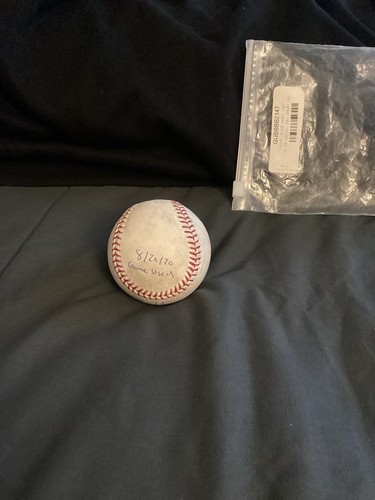 Luke Voit Yankees Signed Game Used Baseball Fanatics Certified From ...