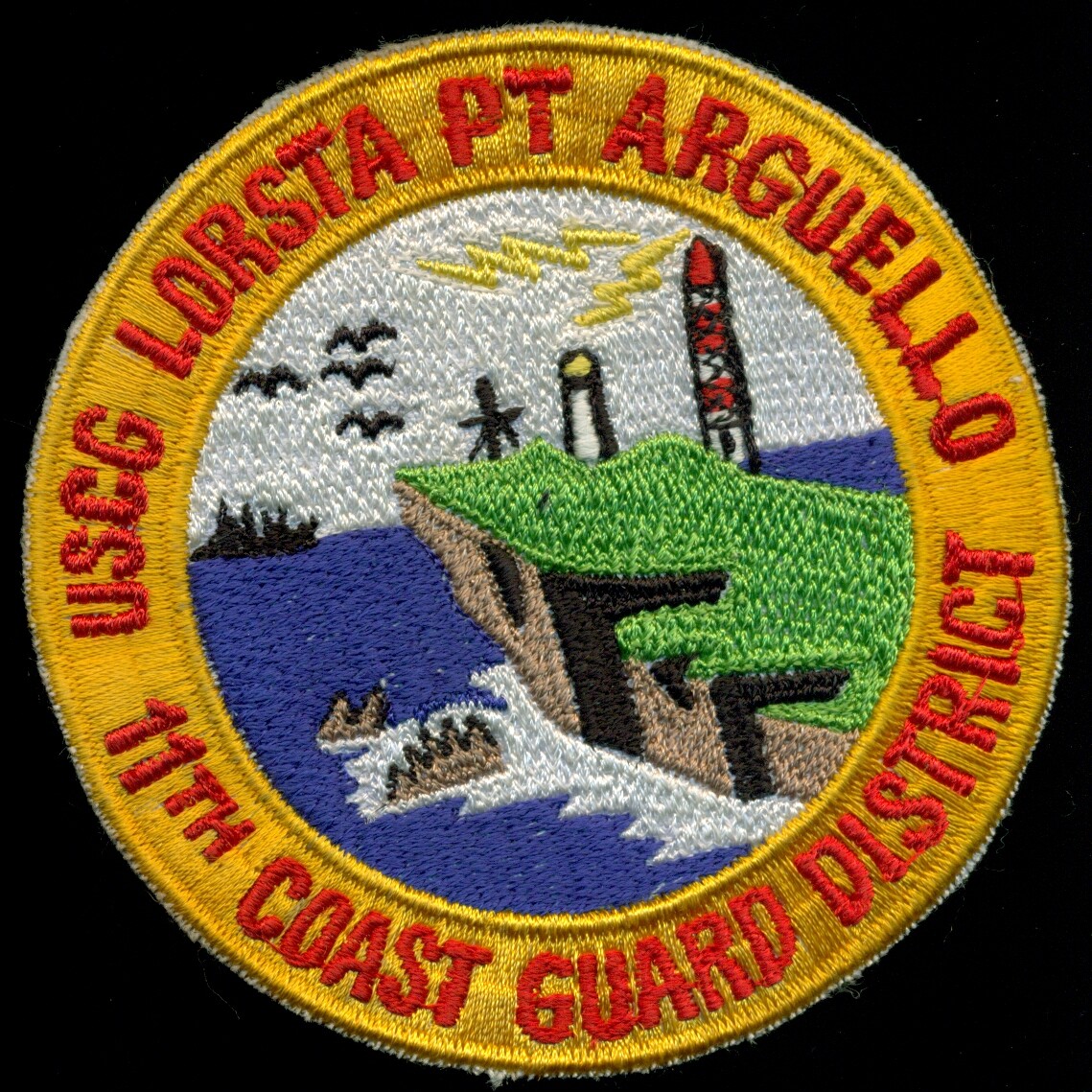 USCG Coast Guard Loran Station PT Arguello 11th District Patch AA-2 | eBay