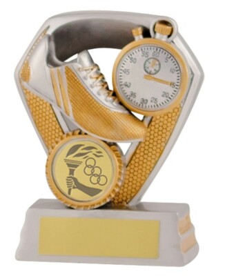 Resin Running Athletics Trophies Running Shoe and Stopwatch Award FREE ...