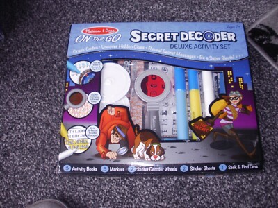 Secret Decoder Deluxe Activity Set Melissa + Doug Super Sleuth Creative ...