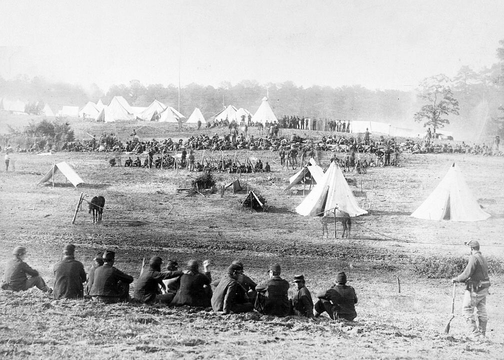 Civil War Confederate Prisoners PHOTO Rebel Soldiers Battle of Front ...