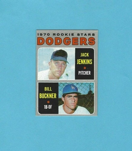 1970 Topps #286 Bill Buckner Los Angeles Dodgers Rookie Baseball Card ...