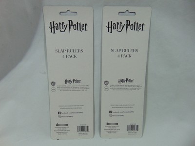 2X 4 Pack Harry Potter Slap Rulers Bracelets for Birthday Part Cosplays ...