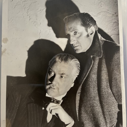 Sherlock Holmes Basil Rathbone Dr. Watson Nigel Bruce 8x10" Photo Print ...