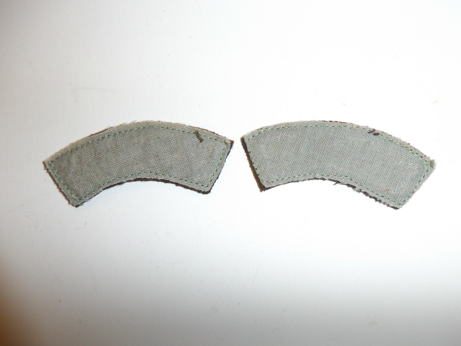 e2456p WW2 British Army Chindit CBI Wingate Commando tabs pair black ...