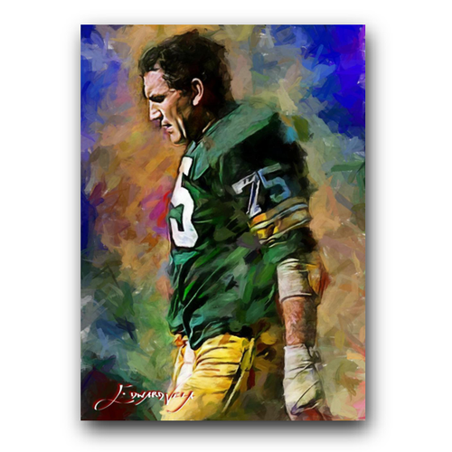 Forrest Gregg #4 Art Card Limited 26/50 Edward Vela Signed (Green Bay ...