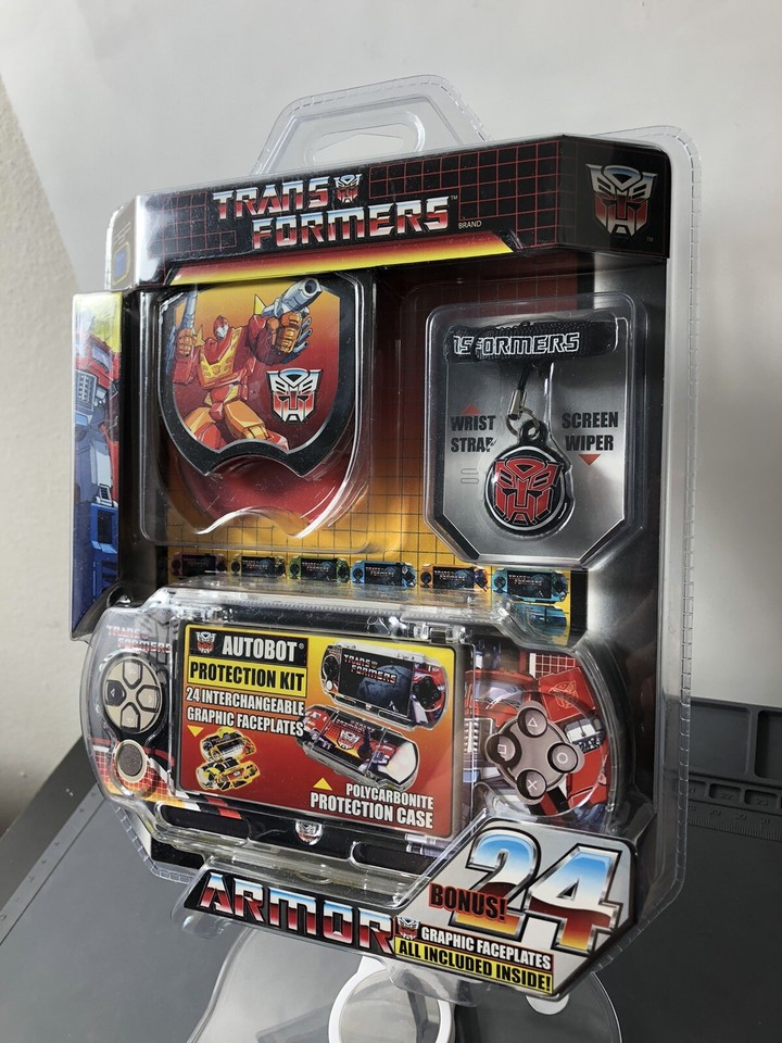 Transformers PSP Autobot Protection Kit 24 Interchangeable Graphics ...