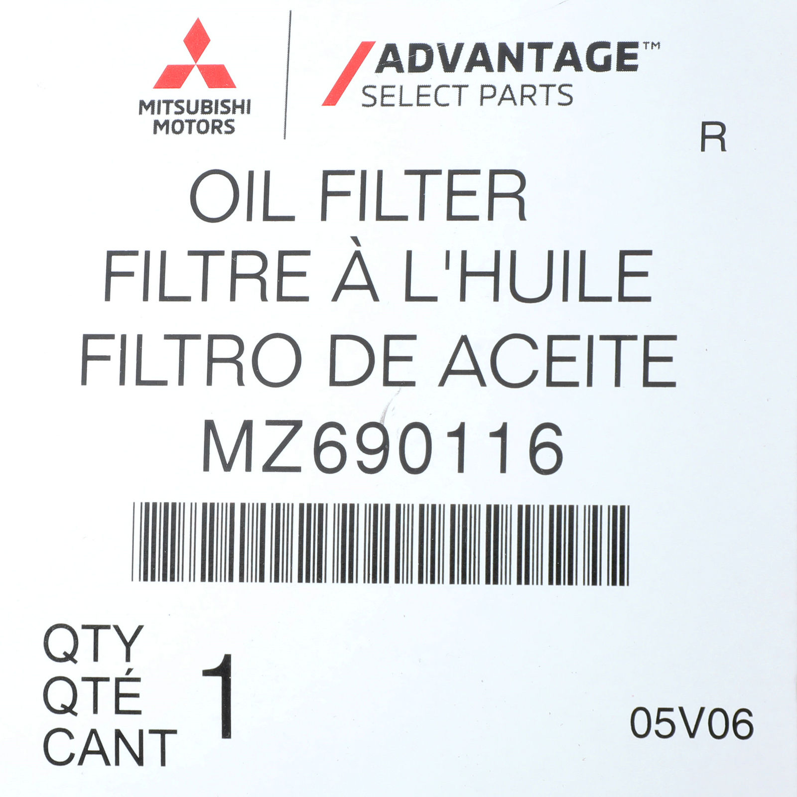 NEW OEM Mitsubishi 1984-2017 Lancer Galant Oil Filter Engine Genuine ...