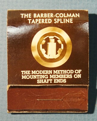 1930s Barber-Colman Co. Rockford ILL Matchbook * Unused | eBay