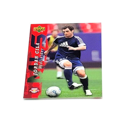 2006 Upper Deck MLS Soccer Jordan Cila New York Red Bulls Trading Card ...