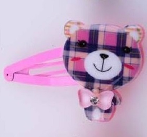 Lot of 12 teddy bear hair clips (6 green/6 pink) | eBay