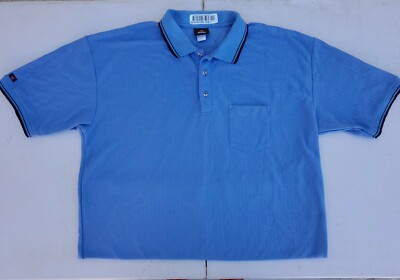 Aramark Men's Polo Shirt Size 2XL R Blue Work Shirt Polo Employee ...