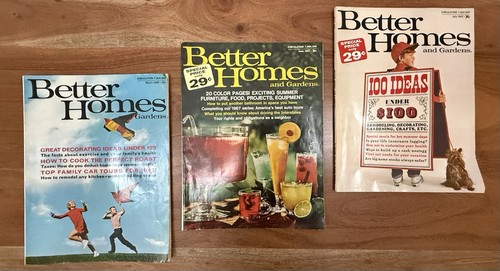 Lot Of (3) Vintage 1967’s Better Homes And Gardens Magazines-March ...