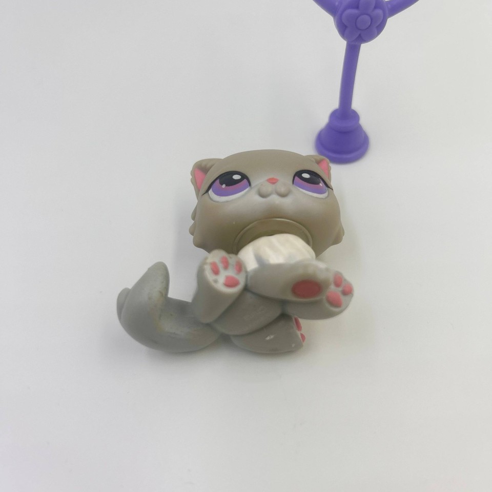 LPS Littlest Pet Shop Persian Cat Gray #251 | eBay