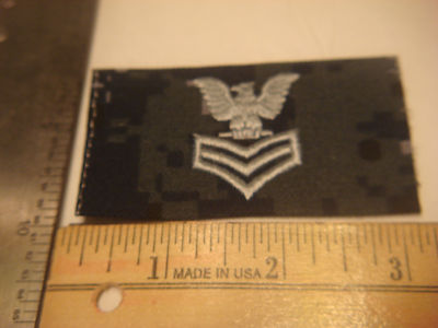 NEW NIP VANGUARD US Navy CAP PATCH DEVICE BLUE Digital NWU E-6 PO1 ...