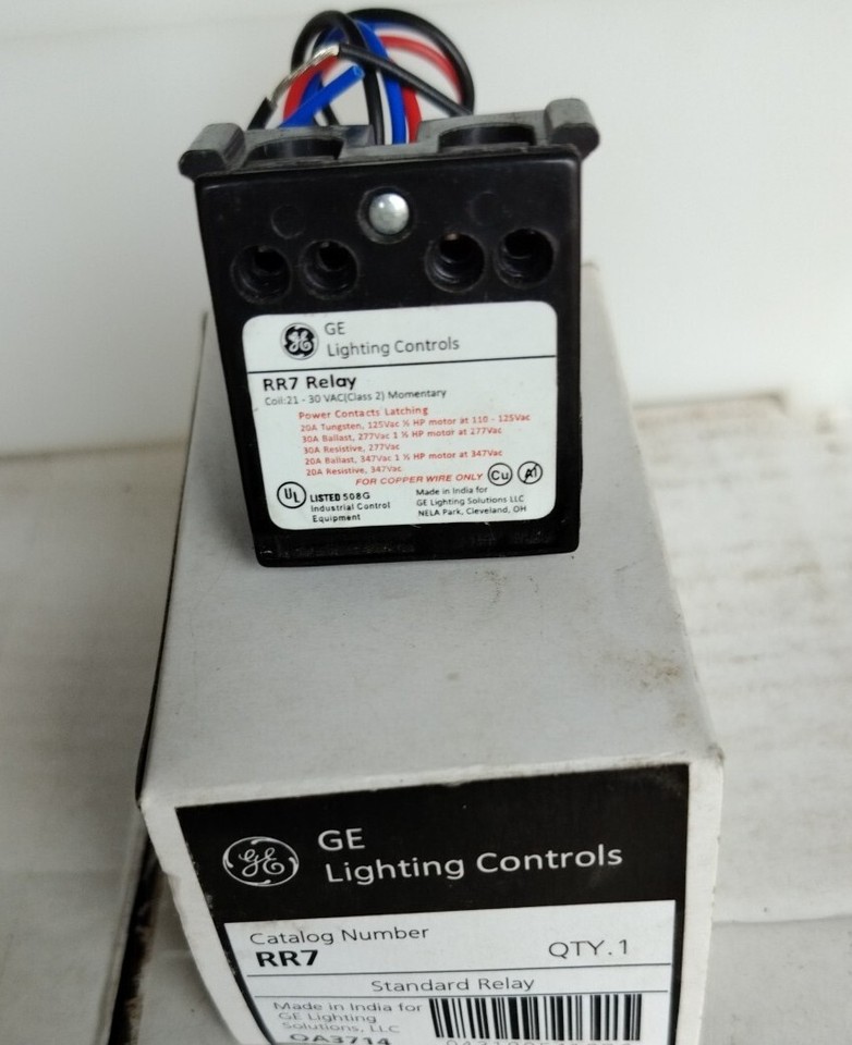 New. RR7 General Electric Standard Relay - Lighting Accessory | eBay