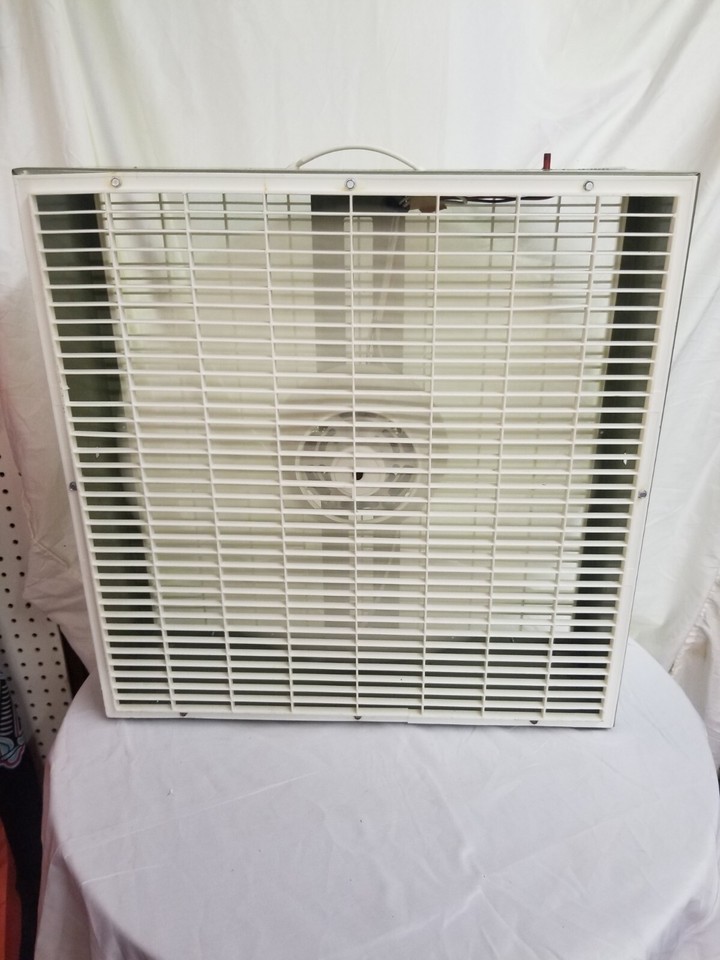 Vintage Rare Superlectric Avocado Green Box Fan | eBay