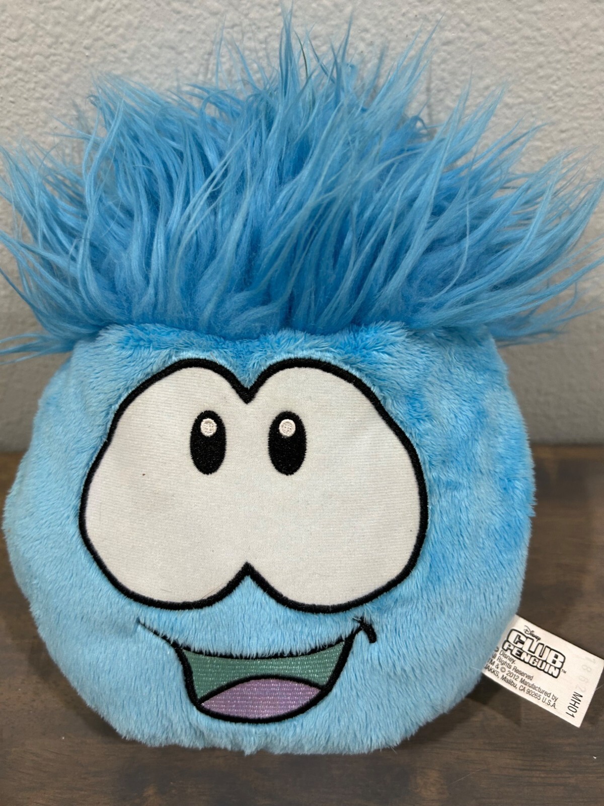 Disney Club Penguin Blue Puffle 9" Plush Bean Bag Toy Jakks 2012 | eBay
