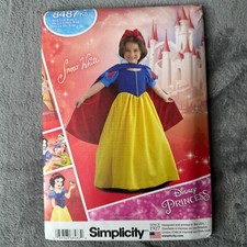 Simplicity Pattern 8487 K5 Snow White Disney Princess Official Costume ...