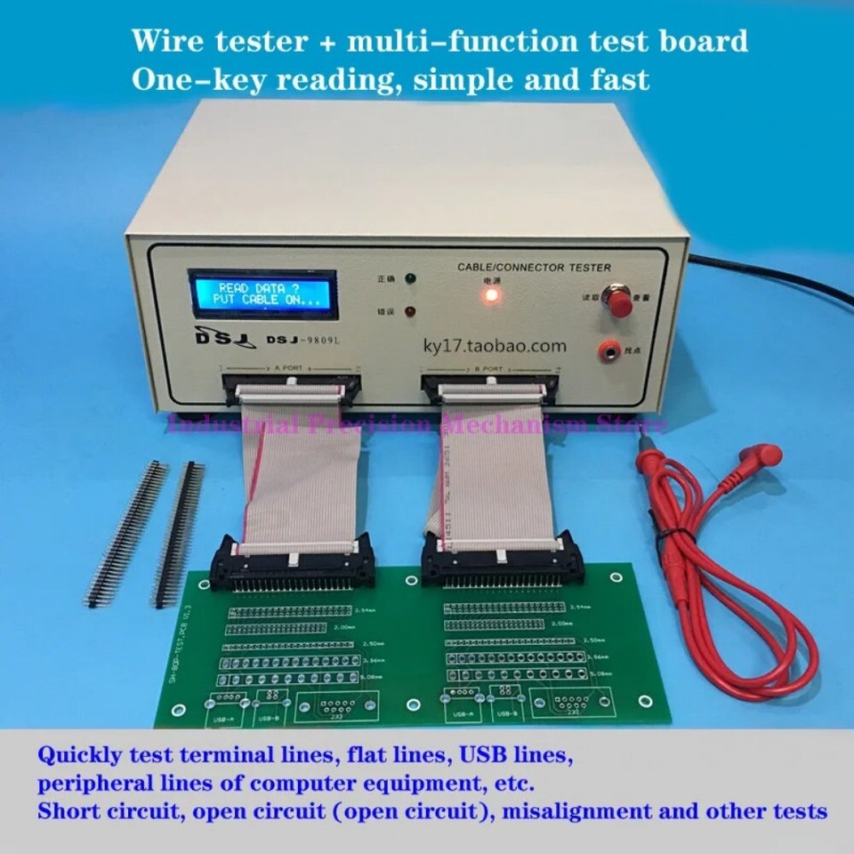 Standard Machine Wire Tester Wire Harness Tester Data Cable Double End ...