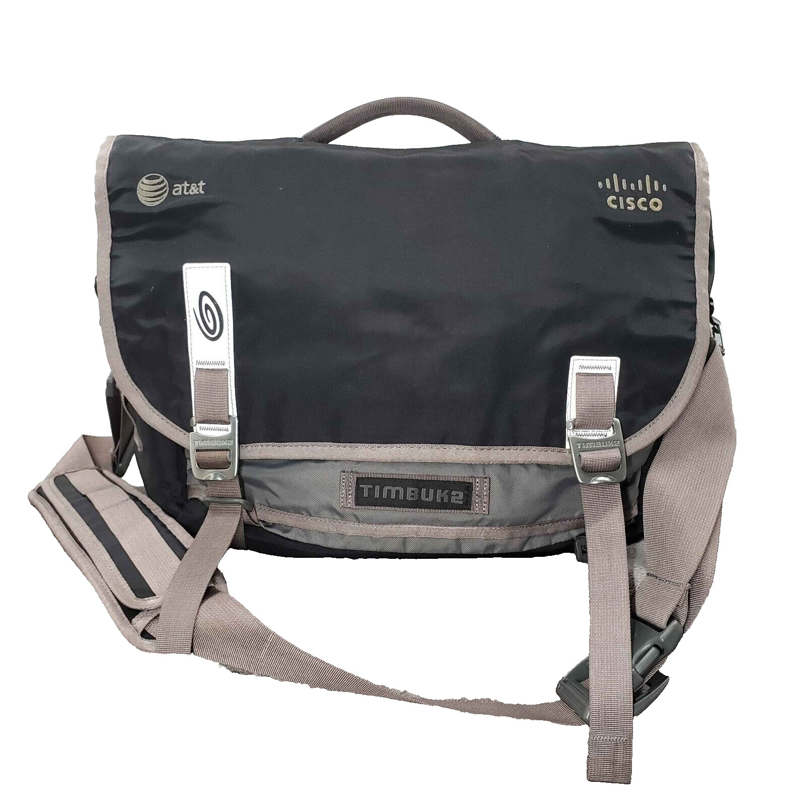 Timbuk2 Command Messenger Bag Medium Black Gray Cisco… - Gem