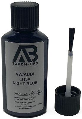 VW/AUDI LH5X NIGHT BLUE PAINT TOUCH UP BOTTLE BRUSH KIT 30ML | eBay UK