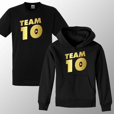 Kids TEAM 10 Inspired Logan Jake Paul Logang Youtuber Merch Hoodie ...