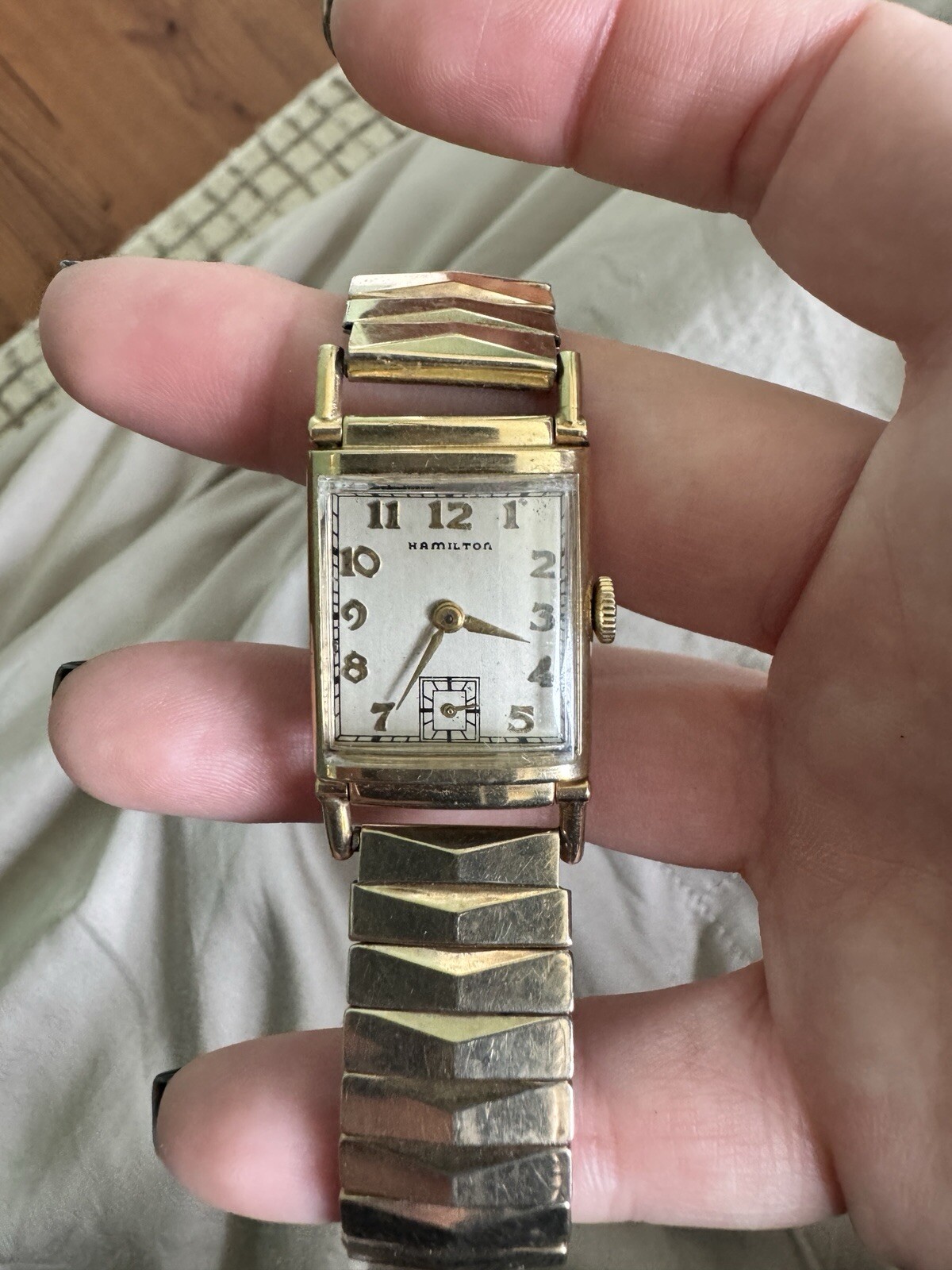 1941 Hamilton Barry Mens Watch 14K Gold Filled Original JB ...