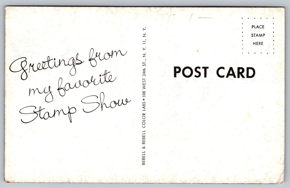 Postcard Stamp Show Philatelic Display International Postage Stamps A50 ...