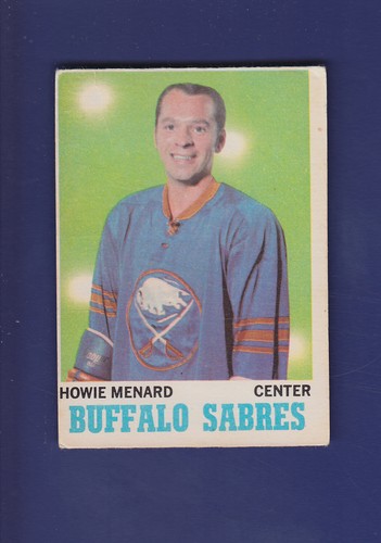 Howie Menard 1970-71 O-PEE-CHEE OPC Hockey #124 (VG) Buffalo Sabres | eBay