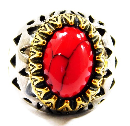 Certified Natural Red Turquoise Men's Ring 41.90 Cts Loose Gemstone ...