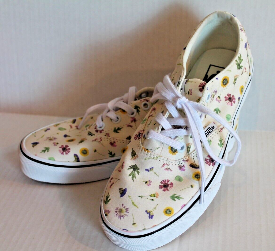 Vans Doheny Pressed Flower Floral Shoes Sneakers Women's Size 6.5 NEW ...