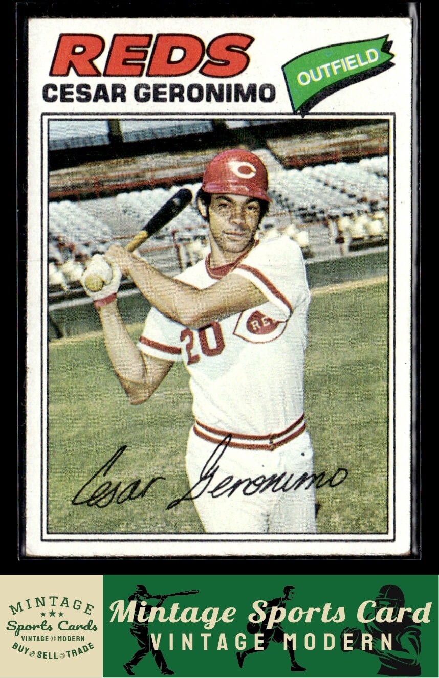 1977 Topps - Cesar Geronimo - #535 Cincinnati Reds | eBay