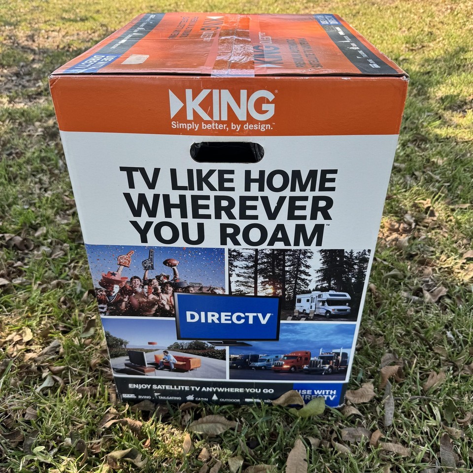 KING Quest Pro Satellite TV Antenna Automatic Portable DirecTV RV ...