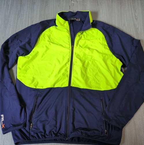 RLX Ralph Lauren Jacket Size Mens LARGE Performance Luxury Golf Full ...