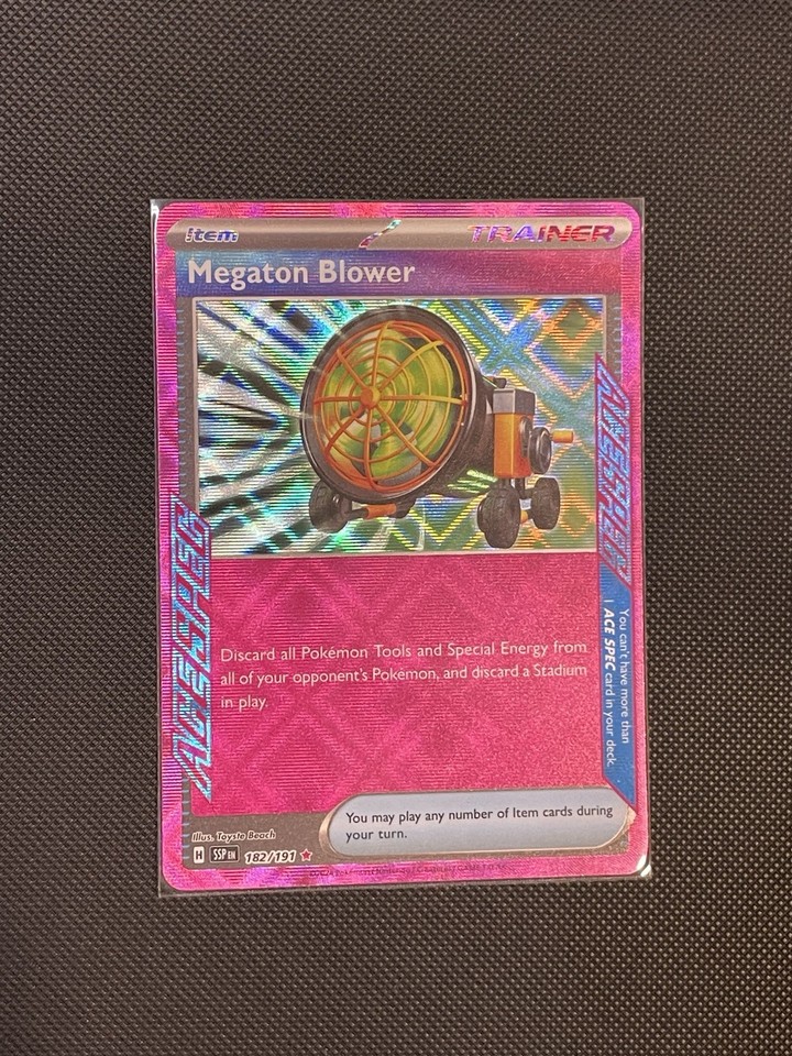 Megaton Blower 182/191 Pokemon Surging Sparks ACE SPEC Trainer NM | eBay