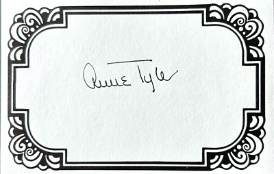 ANNE TYLER Signed Autograph 3x4 Bookplate | eBay