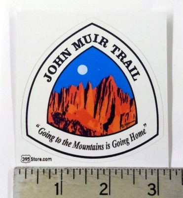 John Muir Trail JMT sticker decal 3"x2.8" | eBay