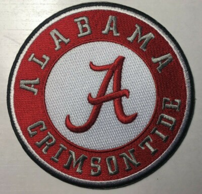 alabama crimson tide patch roll tide univ of alabama patch 4" iron or ...