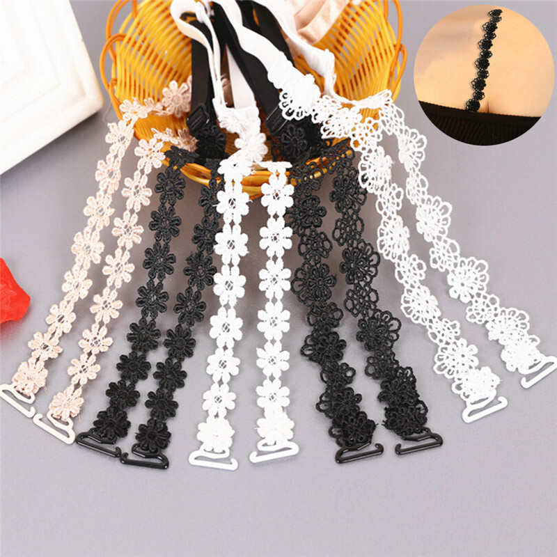 Women Flower Bra Strap Adapter Converter Adjustable Dress Underwear ...