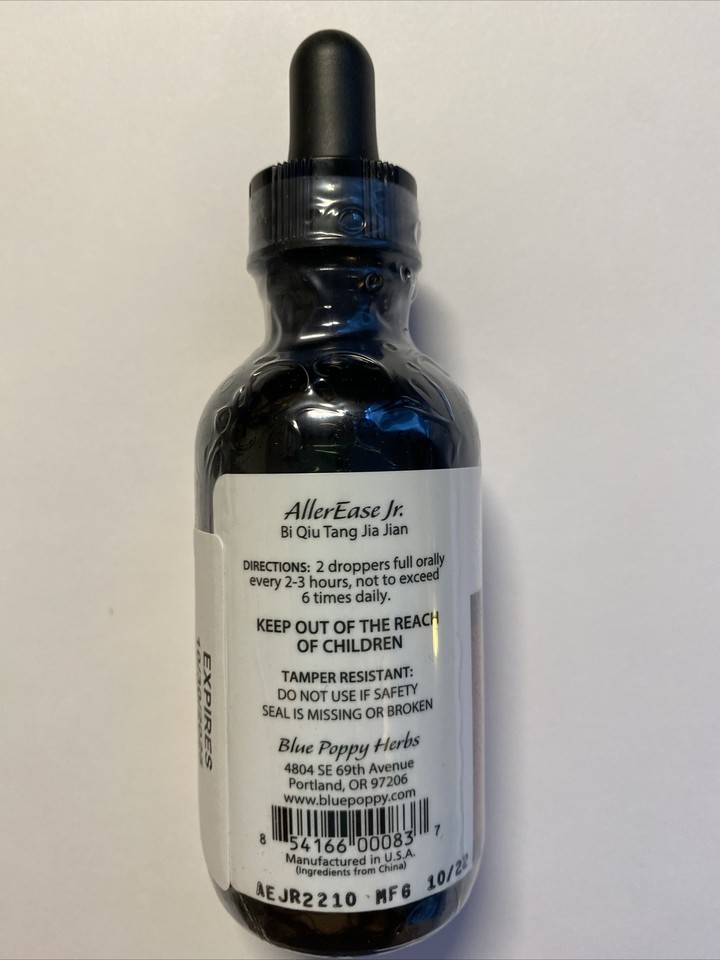 Blue Poppy Herbs - AllerEase Jr. 2 oz. MFG 10/22, EXP 10/25 | eBay