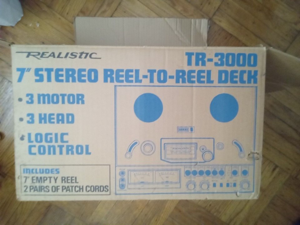 Vintage Realistic TR-3000 Three Motor Three Head Reel to Reel Teac x300 ...