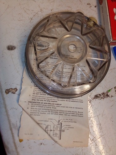 New Stemco 640-0003 Hubcap Grease Cap w/Hubometer Mount | eBay