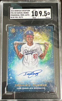 Bowman Inception 2022 Samuel Munoz Primordial Prospect Auto 30/75 ...