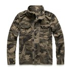 Men's Jacket Autumn Casual Camouflage Work Clothes Denim Jacket Hooded ...
