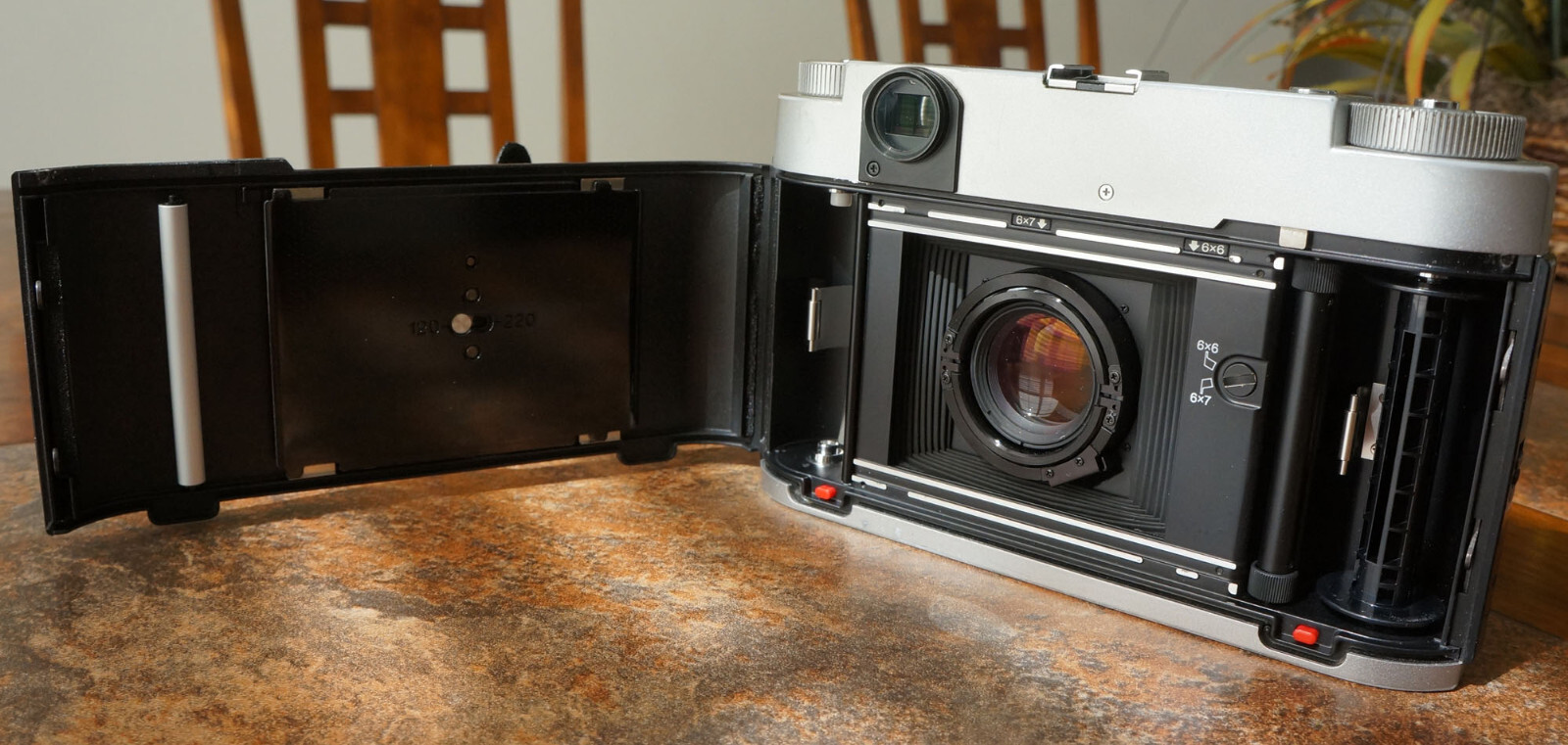 Pre-owned Fuji Fujifilm GF670 670 Pro Silver Medium Format Film Camera ...